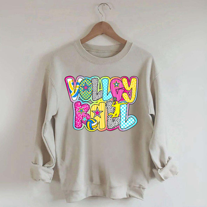 Preppy Volleyball Game Day Sweatshirt
